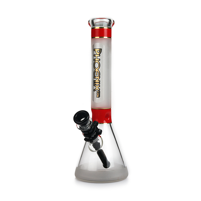 PHOENIX STAR Glass Beaker Bong Sandline 13 Inches