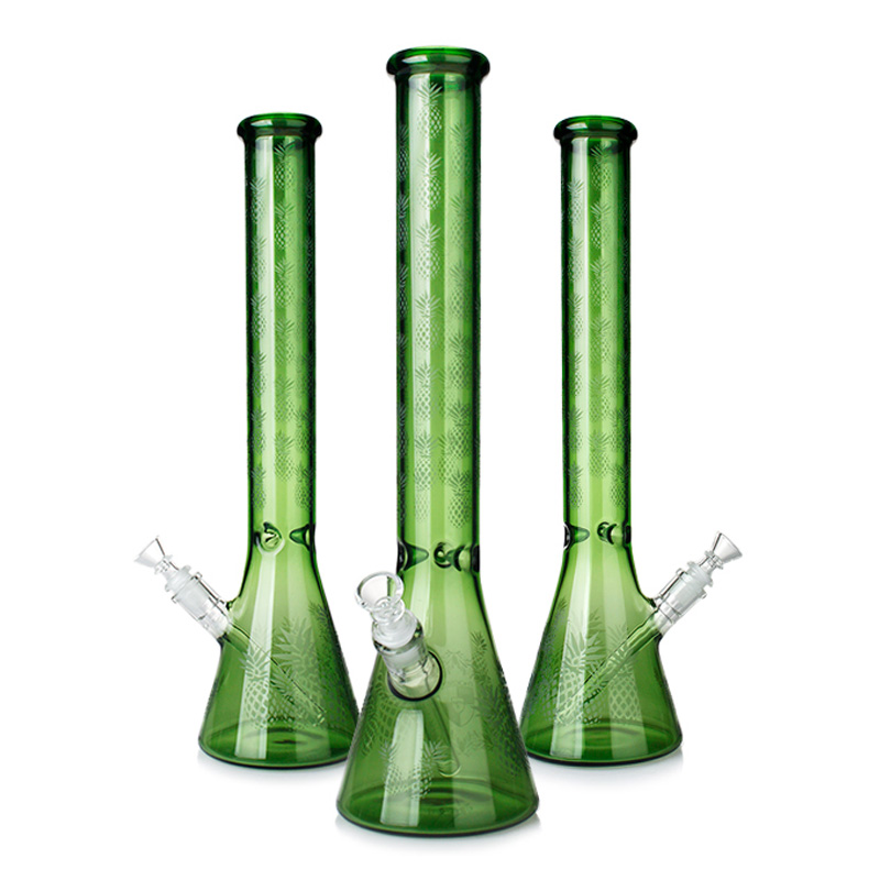 PHOENIX STAR 18 Inches Sandblast Beaker Glass Bong