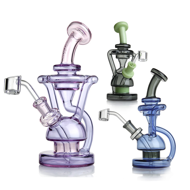 Phoenix Star 8.5 Inches Mixed Color Recycler Dab Rig
