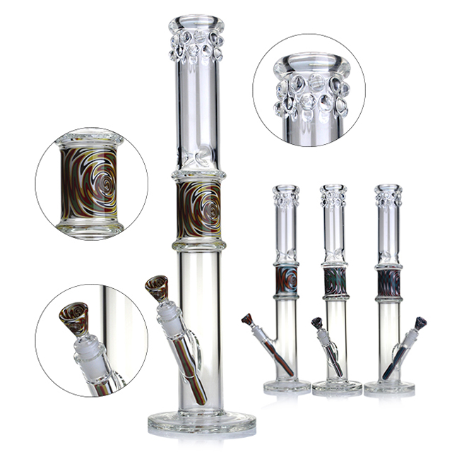 Phoenix Star 18 Inch Straight Bong with American Color Rod