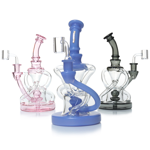 Phoenix Star 8.8 Inches Recycler Dab Rig with Quartz Banger