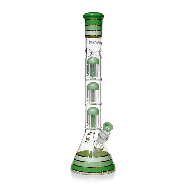 Phoenix Star 18 Inches Percolator Bong with Triple 8 Arms Percs