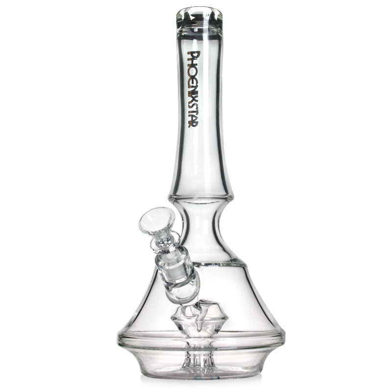 Phoenix Star 8“ Glass Bong With Conical Fission Percolator