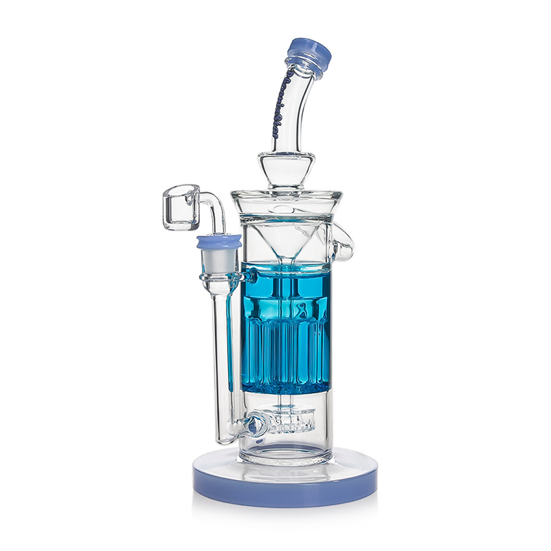 Phoenix Star Glycerin Recycler Bong with 8 Arm Pillar Perc & Showerhead ...