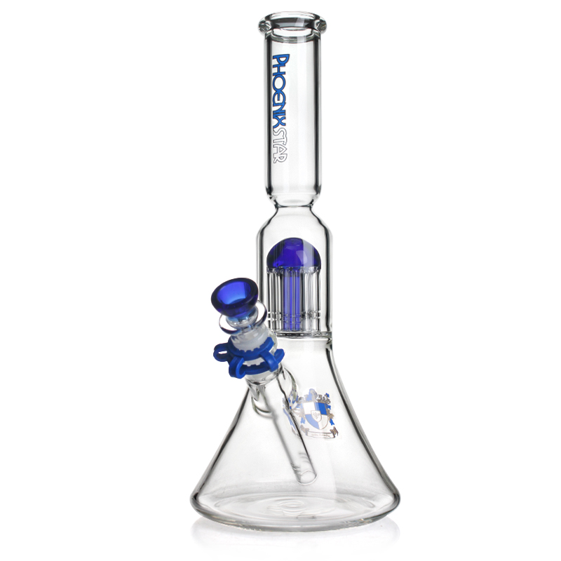 Phoenix Star 10-Arm Perc Tree Perc Bong 13 Inch