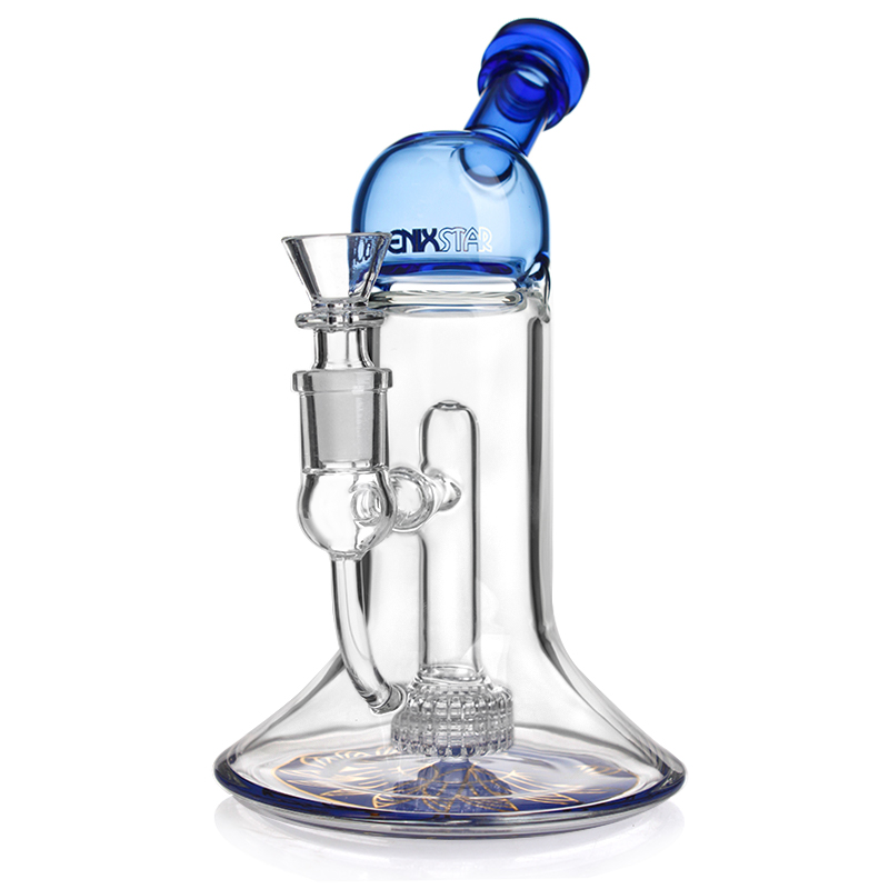 Phoenix Star Glass Bubbler with Matrix Perc 8 Inches