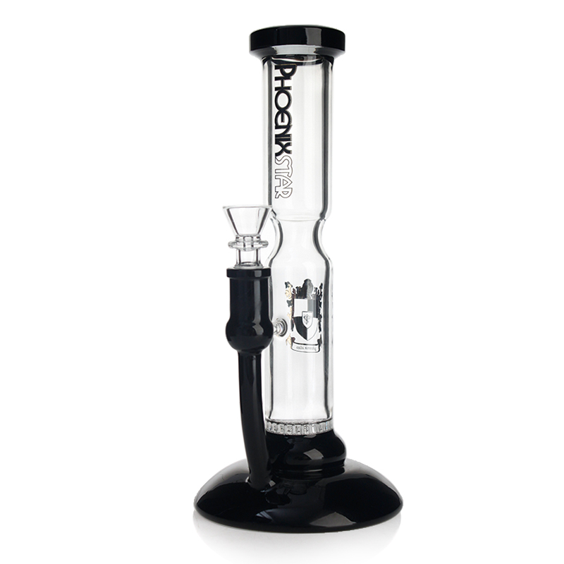 Phoenixstar 10" Straight Tube Bong with Honeycomb Perc