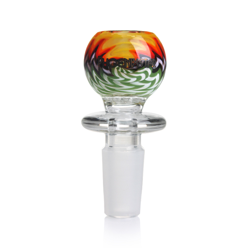 Phoenix Star 7-Hole Glass Filter Screen Bong Slide Bowl 14mm