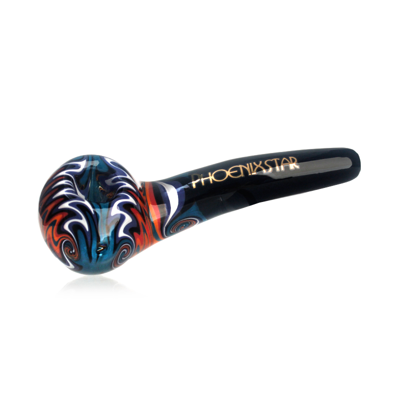 Phoenix Star 4.9" American Northstar Glass Spoon Pipe
