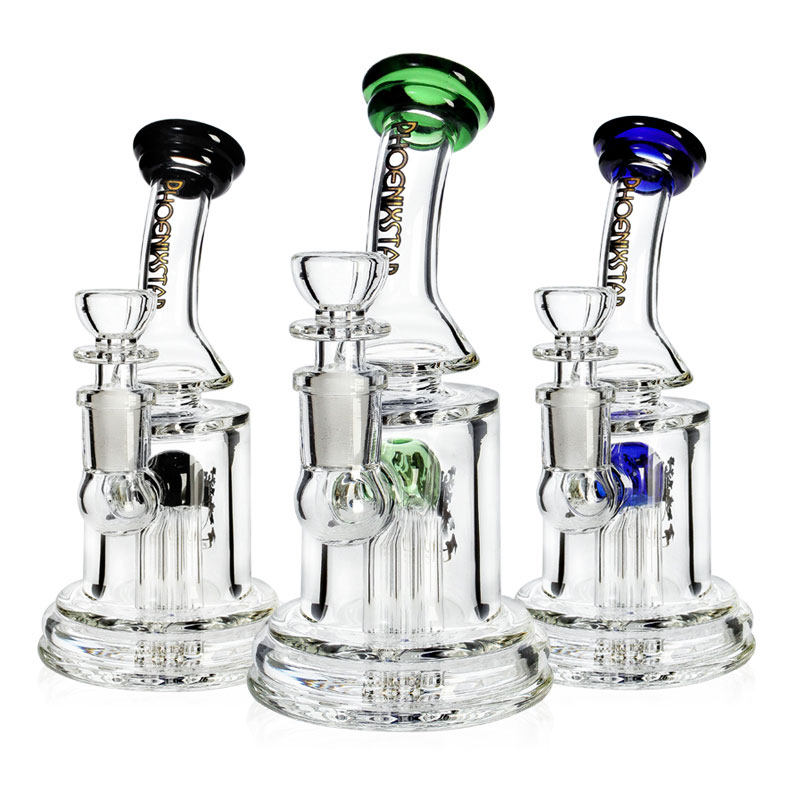 7MM Thick Glass 6.5-inch Bubbler Pipe with 6-Arm Tree Perc for Sale ...
