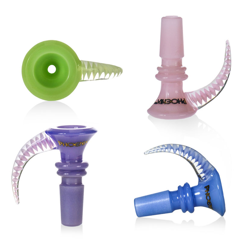 Horn Handle Bong Cone Bowl 14mm for Sale | PhoenixStar Glass