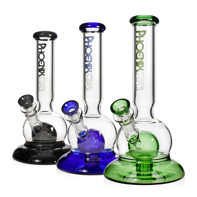 10-inch Glass Beaker Bong with Matrix Perc