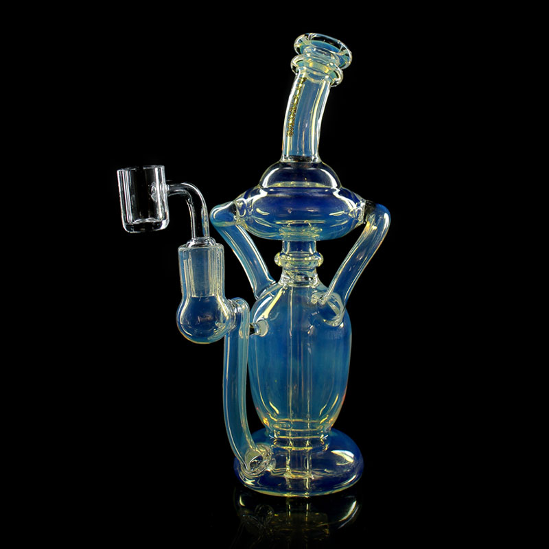 9-inch Glass Recycler Rig with Quartz Banger for Sale | PhoenixStar Glass