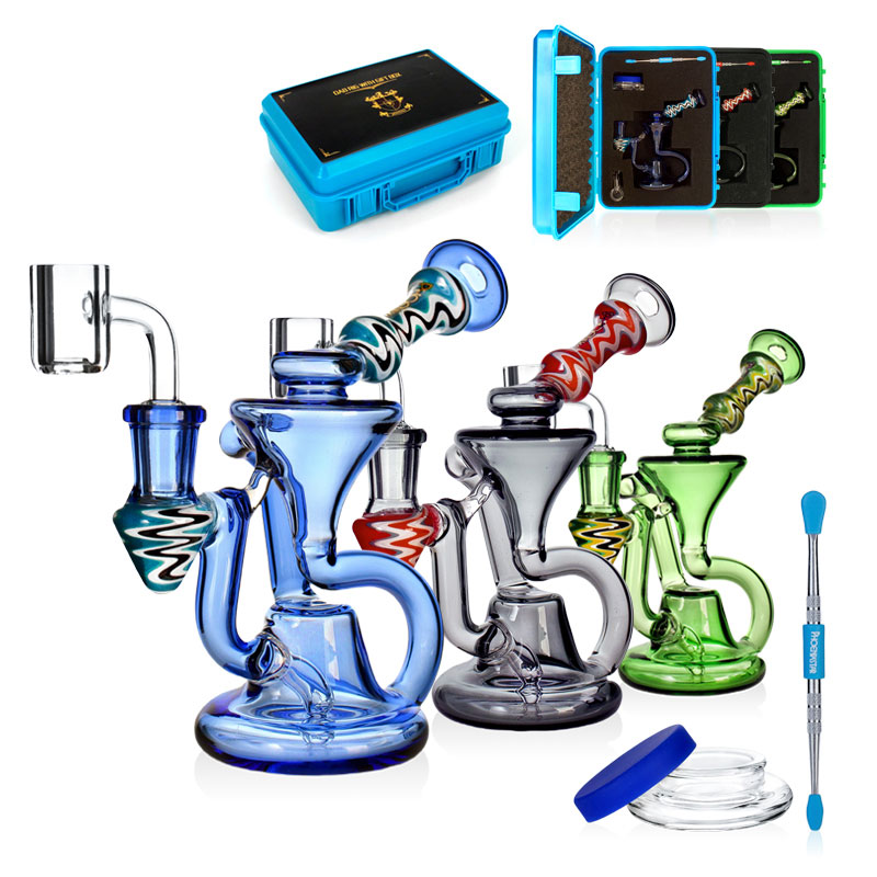 Recycler Rig Travel Kit for Starters | Dab Rig Kit | Phoenix Star Glass