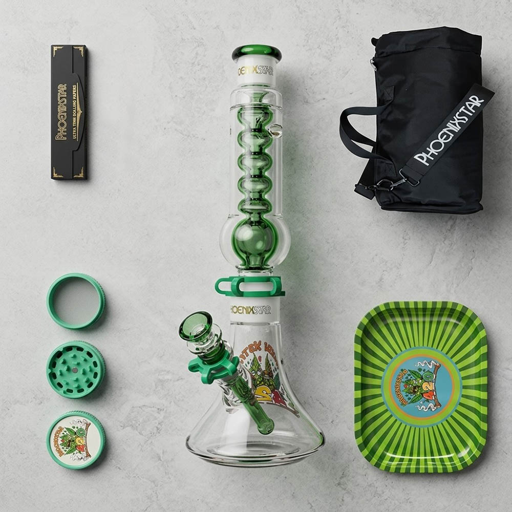 5-in-1 Glycerin Bong Travel Kit 420 Edition for Sale | Phoenix Star Glass